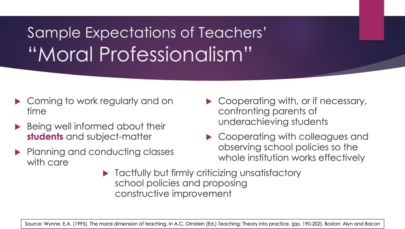 Model Code of Ethics for Educators - NAfME