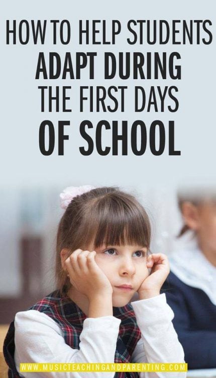 Helping Students Adapt During the First Days of School - NAfME