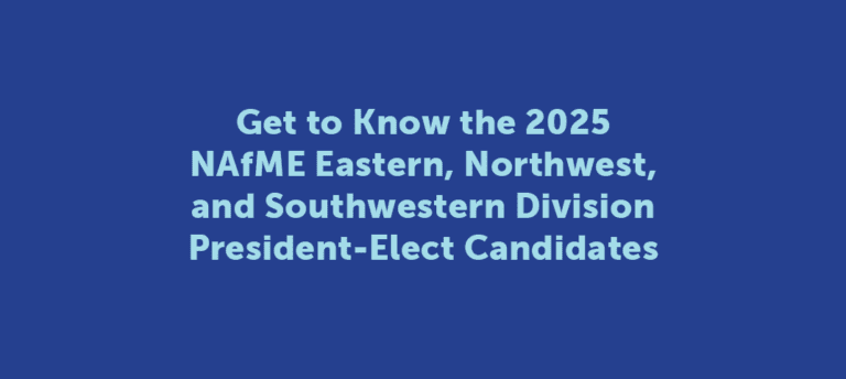 NAfME Elections - NAfME